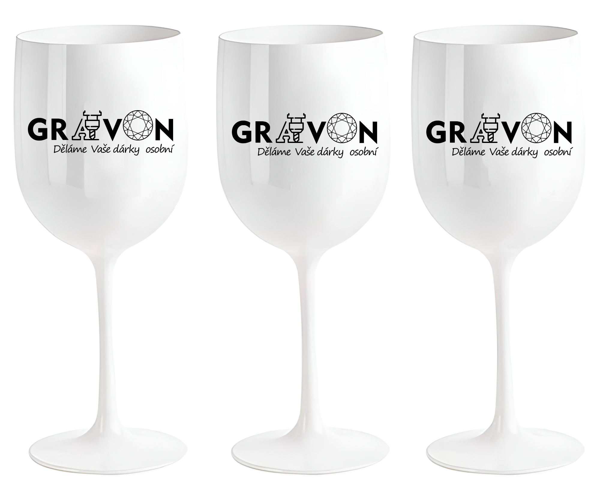 Nerozbitné plastové sklenice s možností firemního potisku | Gravon.cz