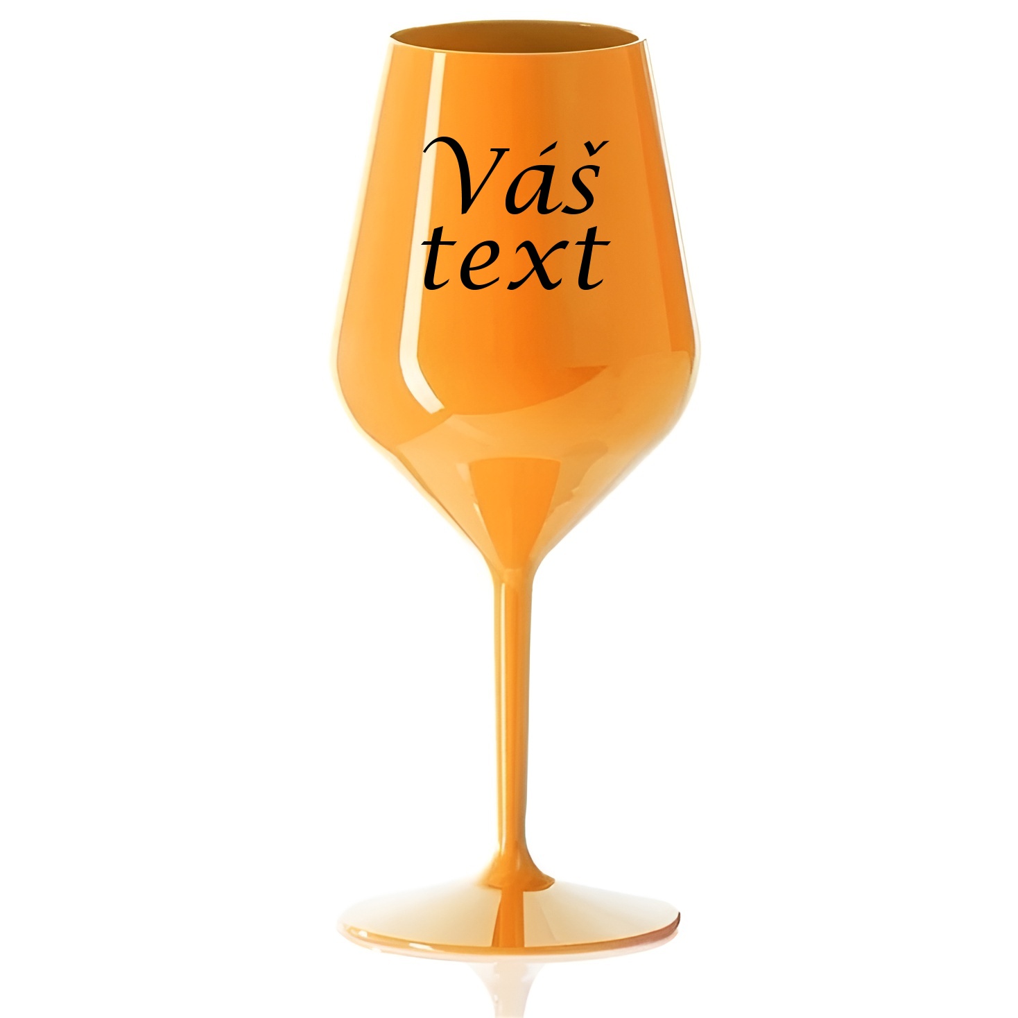 Nerozbitné sklenice na víno s vlastním textem | Gravon.cz